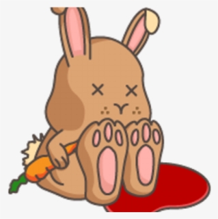 Cartoon Dead Rabbit , Free Transparent Clipart - ClipartKey