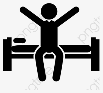 Man Stretching Arms After Waking Up - Symbol Of Wake Up , Free ...