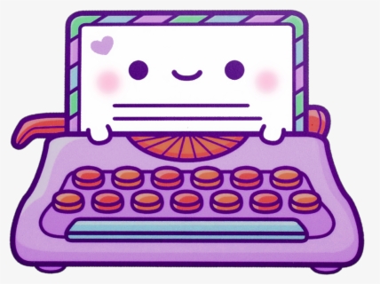 #kawaii #typewriter - Kawaii Typewriter , Free Transparent Clipart ...