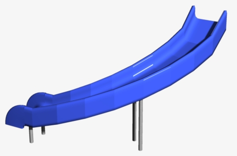 Playground Tube Slide Transparent & Png Clipart Free - Curved Slide ...