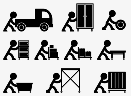 Stickman Pushing An Object - Stickman Pushing , Free Transparent ...