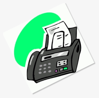 Modern Fax Machine - Drawing Of A Fax Machine , Free Transparent ...