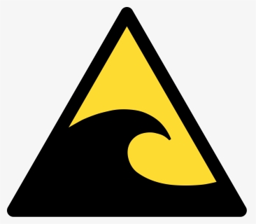 Tsunami Warning Sign , Free Transparent Clipart - ClipartKey