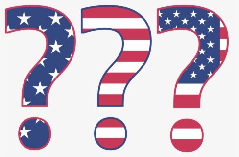 American Flag Question Mark Png - Usa With A Question Mark , Free ...