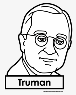 Harry S Truman Cartoon Drawing , Free Transparent Clipart - ClipartKey
