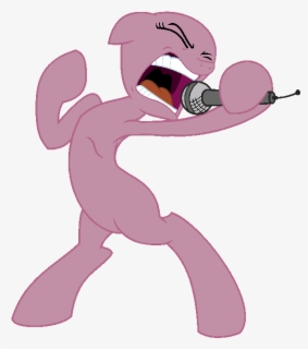 Pink Singer Clipart Drawing - My Little Pony Singing Base , Free ...