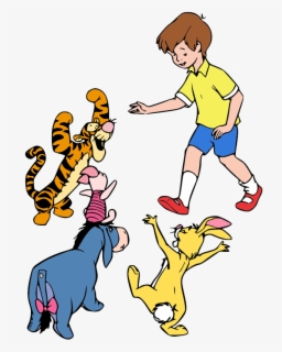 Winnie The Pooh, Christopher Robin Greeting - Disney Cartoon ...