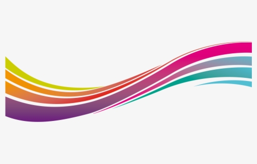 Graphic Dynamic Lines Transprent - Color Line Design Png , Free ...