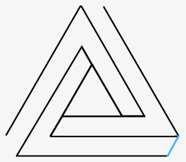 Line Art,triangle,symmetry - Geometry Line Drawing , Free Transparent ...