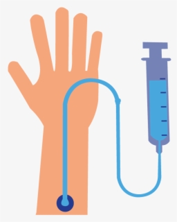 Vector Illustration Of Medical Intravenous Therapy - Iv Fluid Cartoon ...