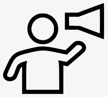 Transparent Announcement Png - White Line Announcement Icon , Free ...