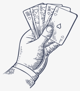 And Dice Drawing Royal Flush - Playing Cards , Free Transparent Clipart ...