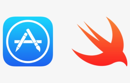 The App Store And Swift Logos" Class="post Header - App Store , Free ...