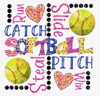 Free Softball Heart Clip Art with No Background - ClipartKey