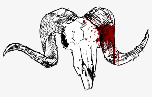 Transparent Goat Skull Clipart - Illustration , Free Transparent ...