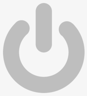 Power, On, Off, Button, Grey - White Power Button Png , Free ...
