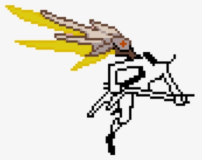 Overwatch Mercy Pixel Art , Free Transparent Clipart - ClipartKey