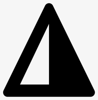 Triangle Divided In Two Parts - Triangle , Free Transparent Clipart ...