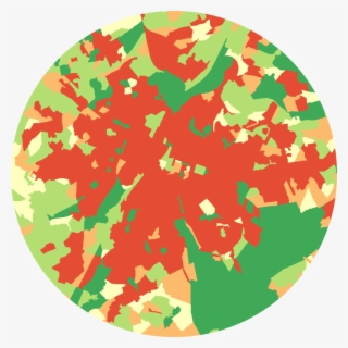Detailed Population Density Map - Circle , Free Transparent Clipart ...