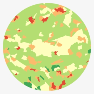 Detailed Population Density Map - Circle , Free Transparent Clipart ...