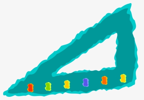 Vector Illustration Of Triangle Ruler, Rule Or Line , Free Transparent ...