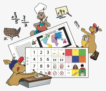 Fun Cartoon Featuring Symbolstix Symbols - Regions Of The United States ...