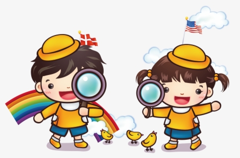 Magnifying Glass Clipart Kid - Observe Clipart , Free Transparent ...