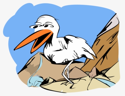 Free Bird In A Desert Landscape Clip Art - Clip Art , Free Transparent ...