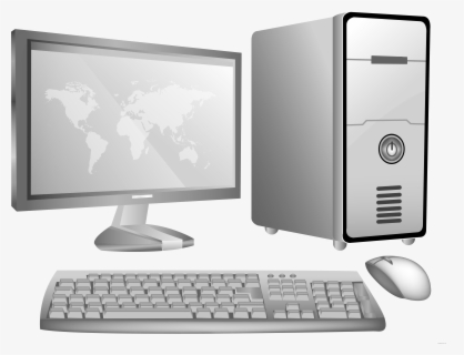 Set Clipart Desktop Computer - Computer Image Png File , Free ...
