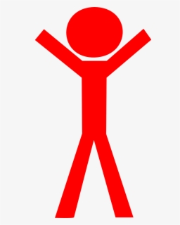 Stick Figure Male - Red Stick Figure Clip Art , Free Transparent ...