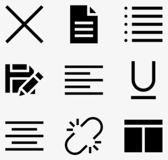 Symbol Of Text Editor , Free Transparent Clipart - ClipartKey