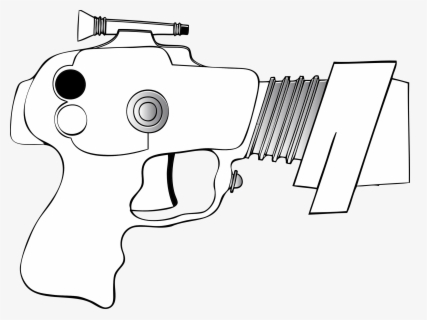 Download Gun Clip Art - Ray Gun Coloring Pages - ClipartKey