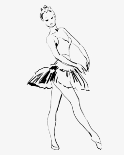 Sketch Outline Dance Ballet - Illustration , Free Transparent Clipart ...