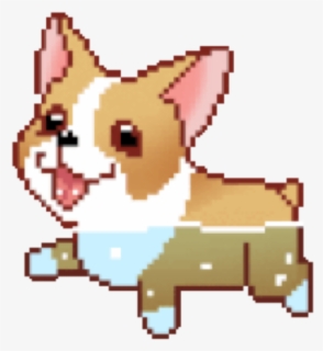 Pembroke Welsh Corgi Animation - Cute 8 Bit Gif , Free Transparent ...
