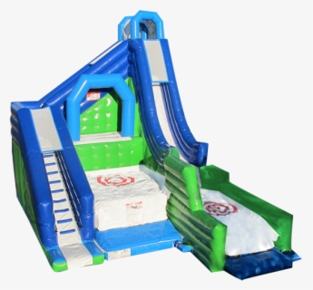 Water Slide Png - Huge 3 Lane Inflatable Water Slide , Free Transparent ...