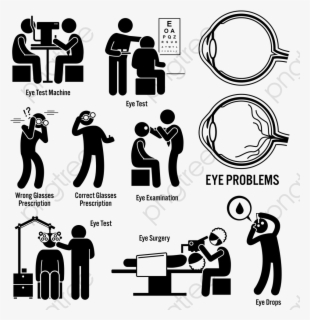Eye Exams - Eye Testing Line Art , Free Transparent Clipart - ClipartKey