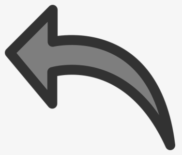 Arrow, Action, Undo, Sign, Symbol, Icon - Transparent Background Curved ...