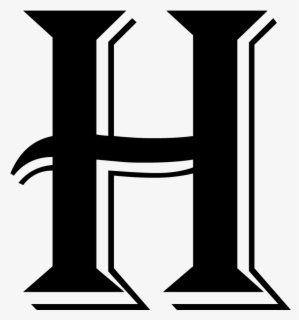 Black Glitter Letter H , Free Transparent Clipart - ClipartKey