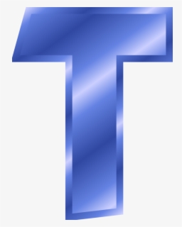 Clip Art Clip Art Letter T - Letter T Blue Color , Free Transparent ...