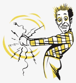 Electricity Clipart Electric Shock - Electricity Shock Funny Cartoon ...