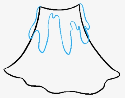 How To Draw Volcano - Volcano Drawing Simple , Free Transparent Clipart ...