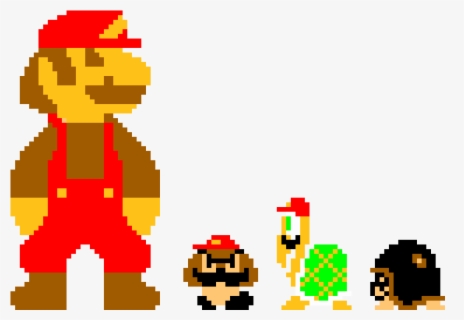 Clip Art 8bit Background - 8 Bit Mario Png , Free Transparent Clipart ...