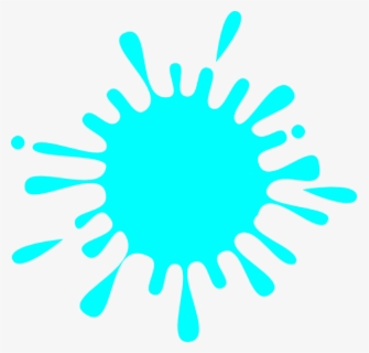 Paint Splat - Blue Paint Splatter Clipart , Free Transparent Clipart ...