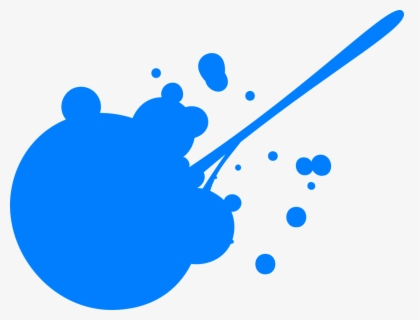 Splatter, Paint, Colors, Arts, Blue - Paint Splat Transparent ...