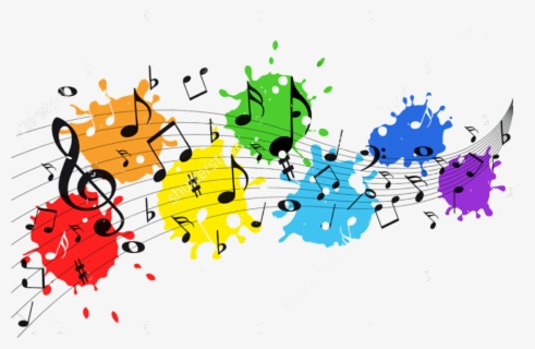 #splatter #paint #paintsplatter #splatterpaint #music - Music Notes In ...