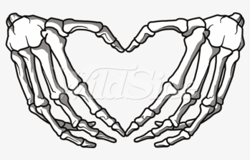 Collection Of Free Fist Drawing Skeleton - Hand Holding Skeleton Hand ...