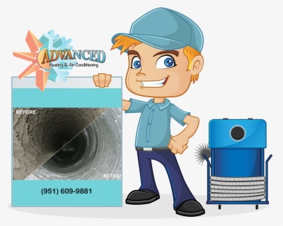 Dryer Vent Cleaning - Duct Cleaning Cartoon , Free Transparent Clipart ...