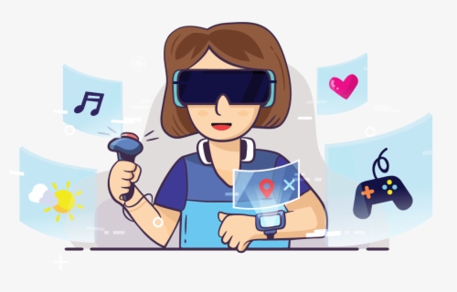 Graphic Ar Vr Game Development - Ar Vr Technology Icon Png , Free ...