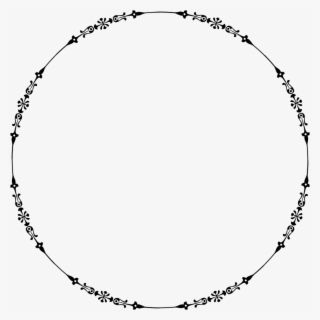 Transparent Circular Border Clipart - Circle Border Design Png Gold ...