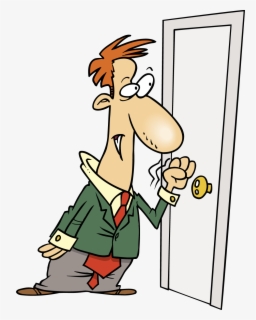 Clip Art Knock On Door Clip Art - Cartoon Knocking On Door , Free ...